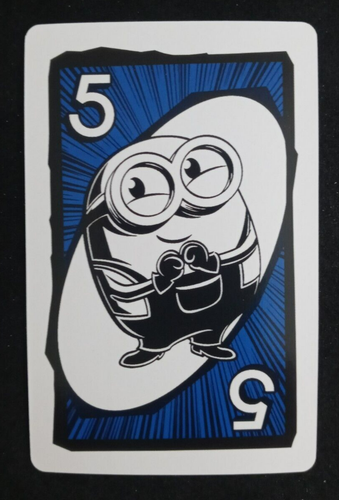2019 Mattel Minions The Rise of Gru Uno Card Blue #5 | eBay