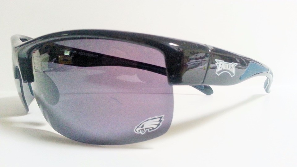 NFL Football Polarized Sport Wrap Team Sunglasses with Storage Pouch ...