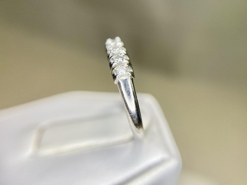 Art Deco Platinum Natural Round Single Cut Diamond Wedding Band Ring | eBay