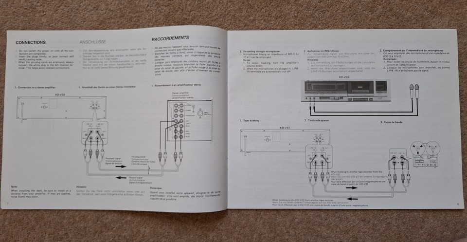 JVC KD V33 Cassette Manual 1980s | eBay UK