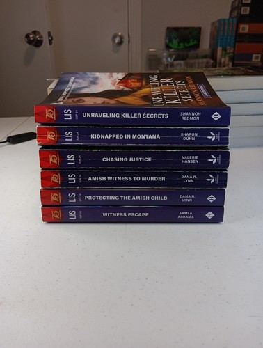 Lot of 6 Love Inspired Suspense Romance LARGE PRINT Trade Paperback ...