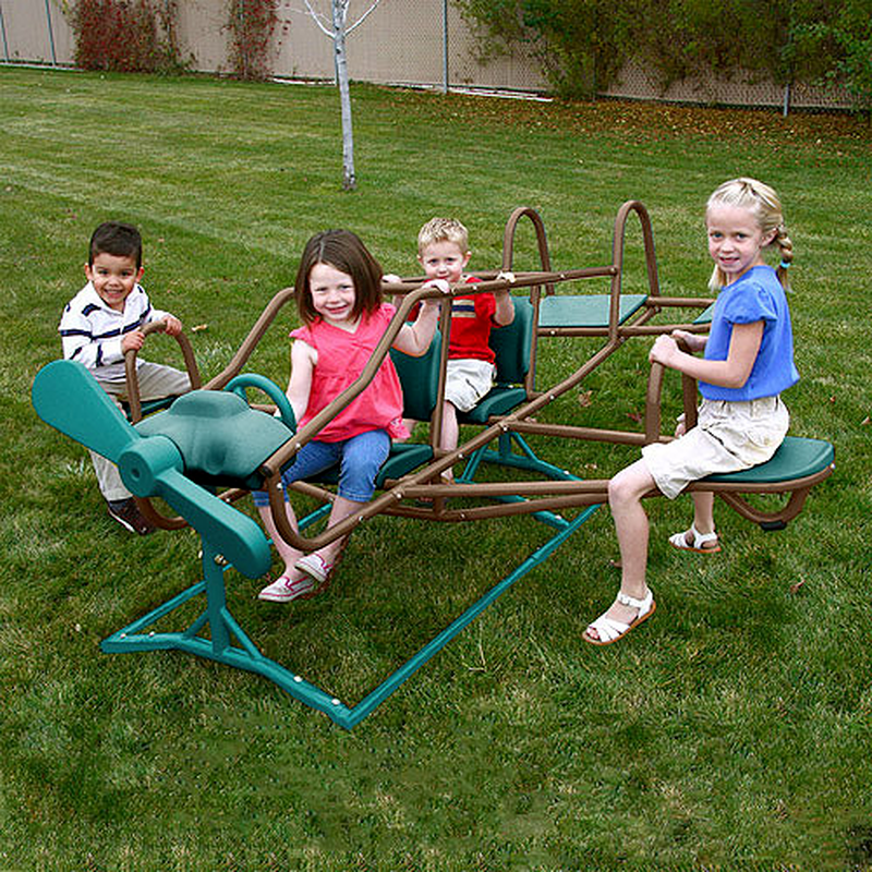 Flyer Teeter Totter Heavy-duty Powder-coated Steel Construction ...