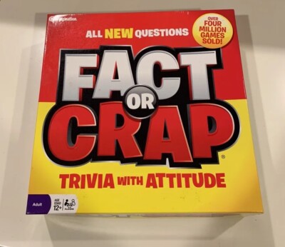 Fact or Crap Board Game Trivia with Attitude. Fun For Game Night. | eBay