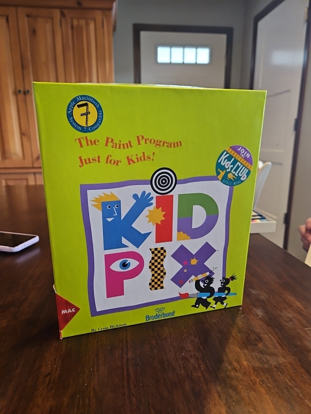 Kid Pix 1.0 1991 Broderbund Educational Drawing Software Mac System 7 ...