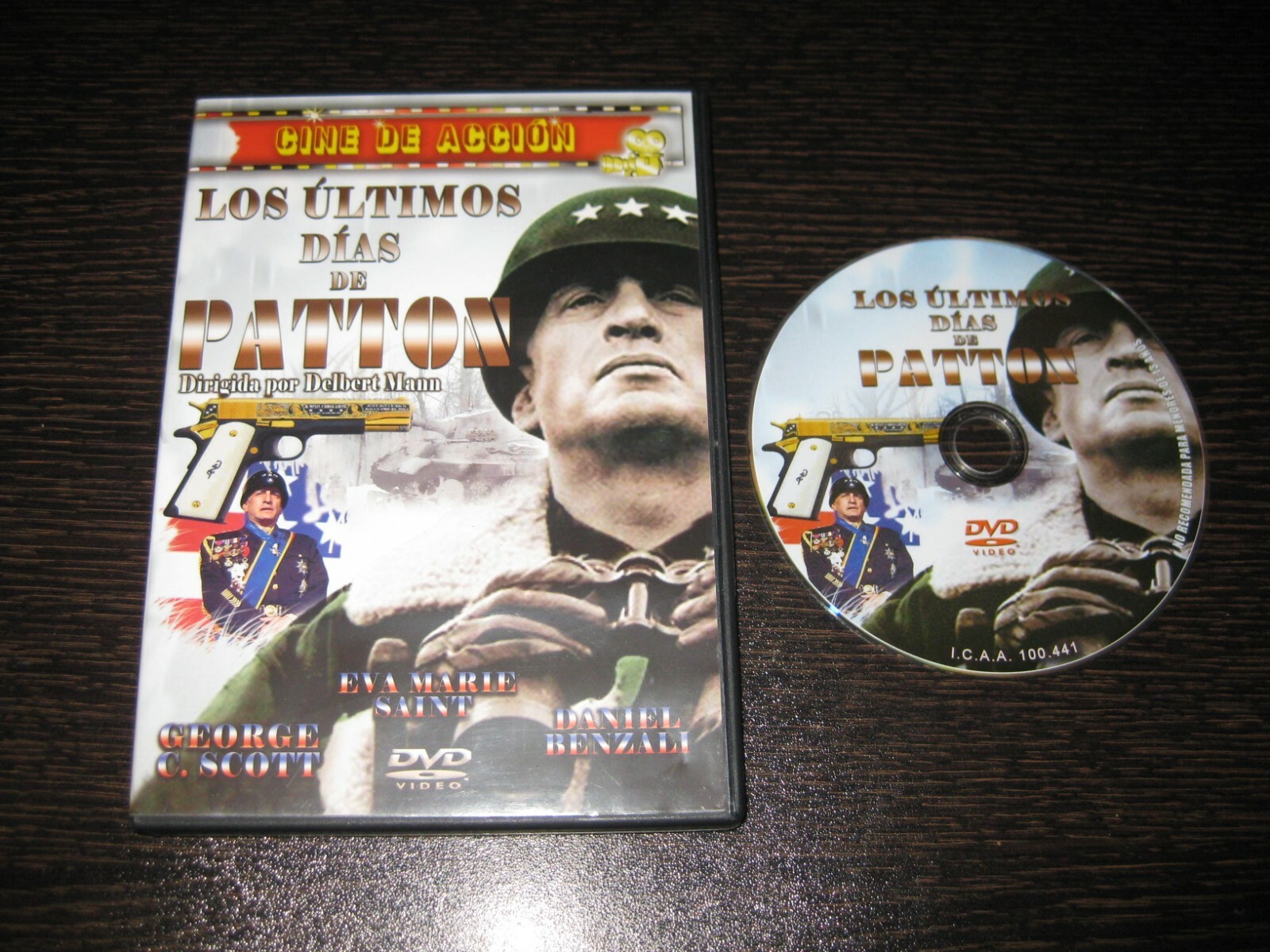 The Last Days Of Patton DVD George C.Scott Eva Marie Saint Daniel ...