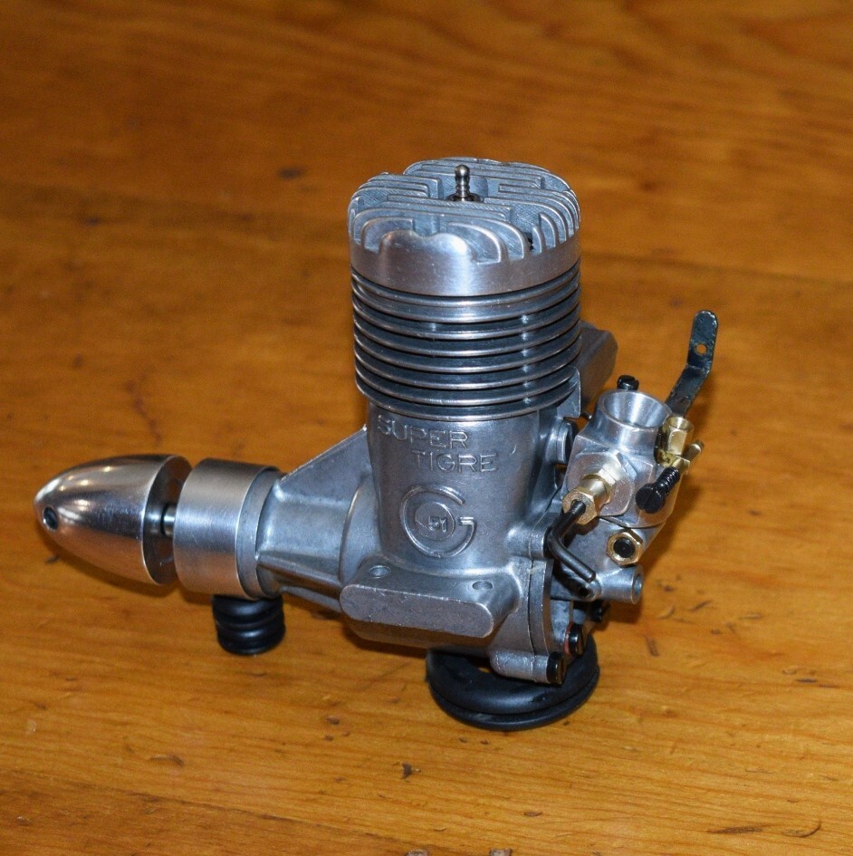 1966 Super Tigre G51 Rear Rotary model airplane engine 51 vintage rc ...