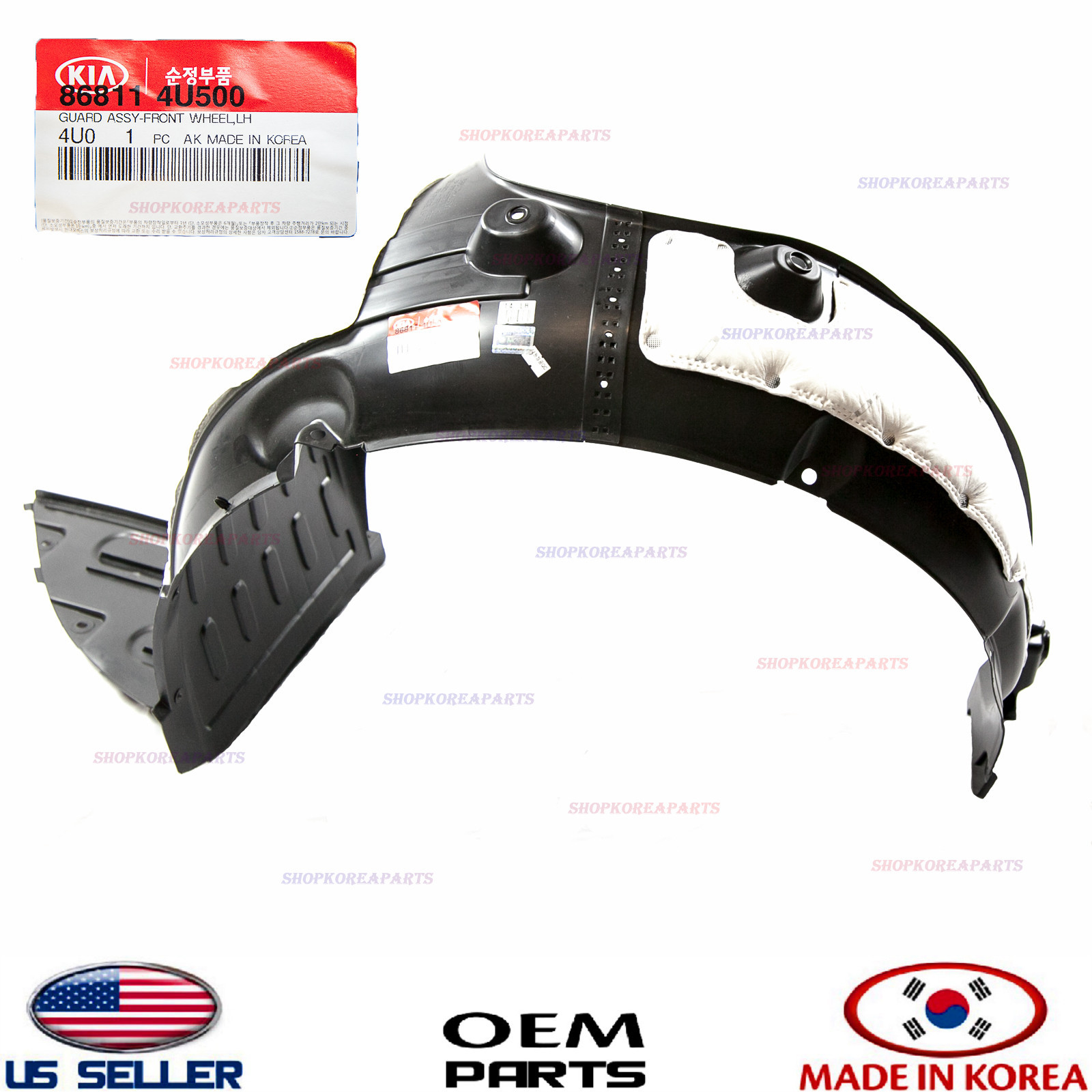 Genuine Fender Liner Front LEFT Driver Side ⭐OEM⭐ KIA OPTIMA HYBRID ...