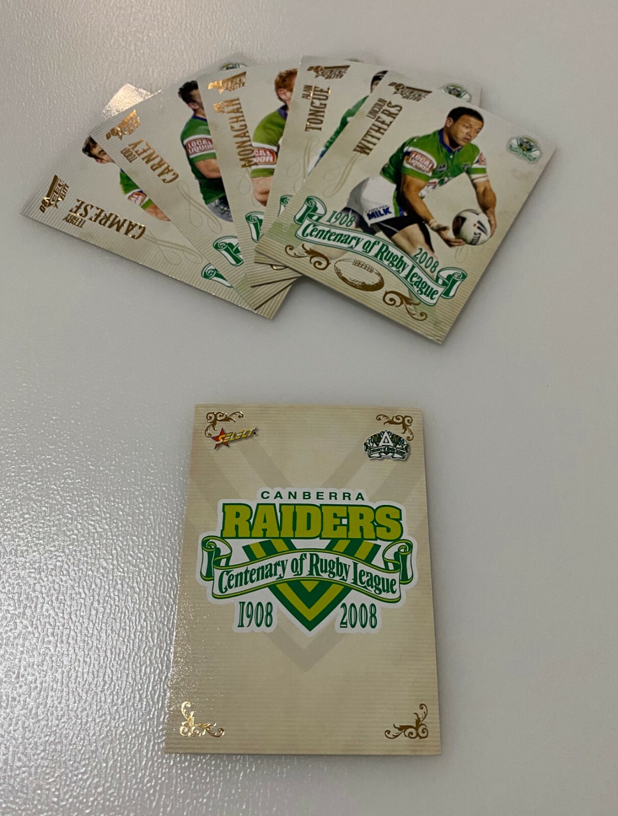 2008 Select Centenary of Rugby League Base Card Team Sets (6 Cards ...