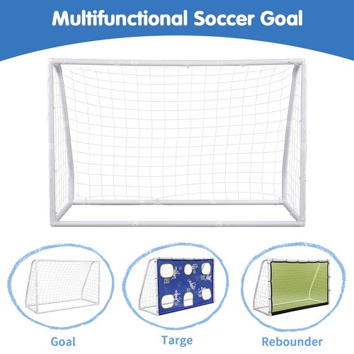 US 6FT*4FT White PVC Pipe Three-In-One With Target Cloth Rebounder ...
