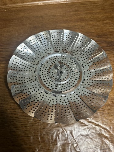 Vtg Oster Metal Collapsible Vegetable Steamer Strainer Folding Basket ...