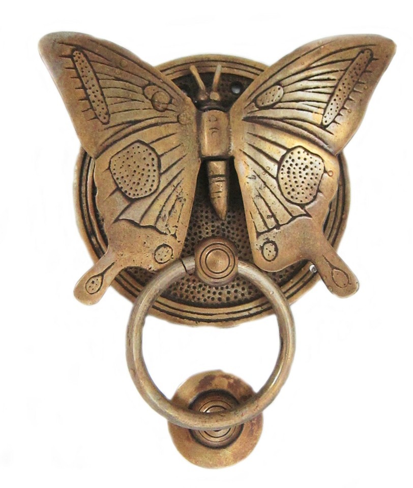 SOLID BRASS DOOR KNOCKER shaped like SKELETON/SKULL, PIG, IRISH ...