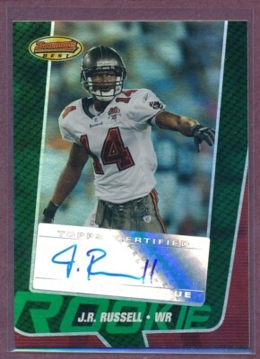 2005 Bowman Best Topps Certified JR Russel #144 /599 Auto!!! | eBay