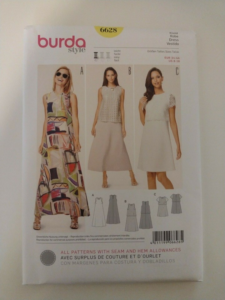New Assorted Sewing Patterns Burda Range 6614 - 6781 | eBay UK