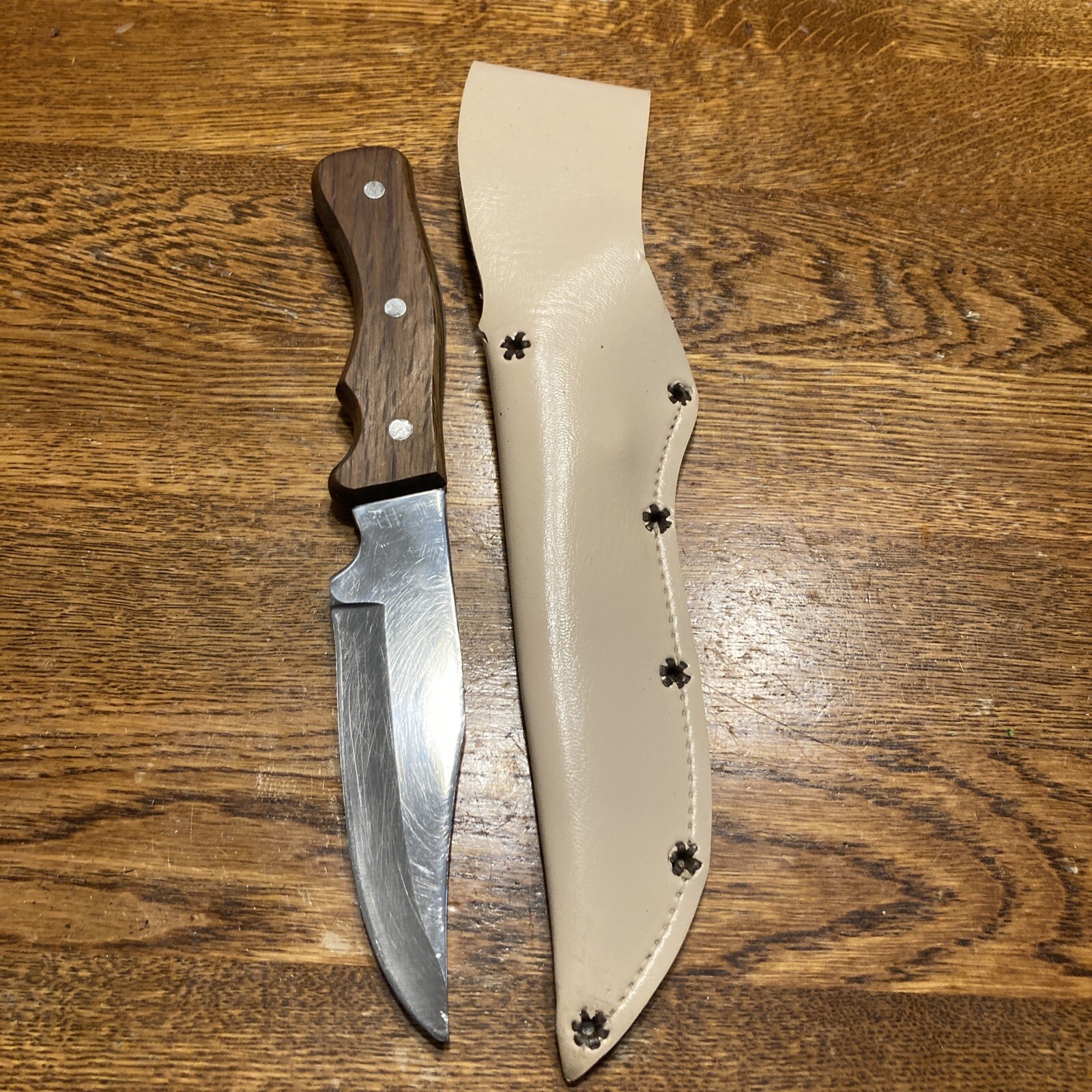 5.75 Inch ANCO STEEL SPECIAL 420 STAINLESS Steel Fixed Blade Knife with ...