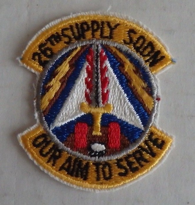 26th Supply Squadron Air Force Patch | eBay