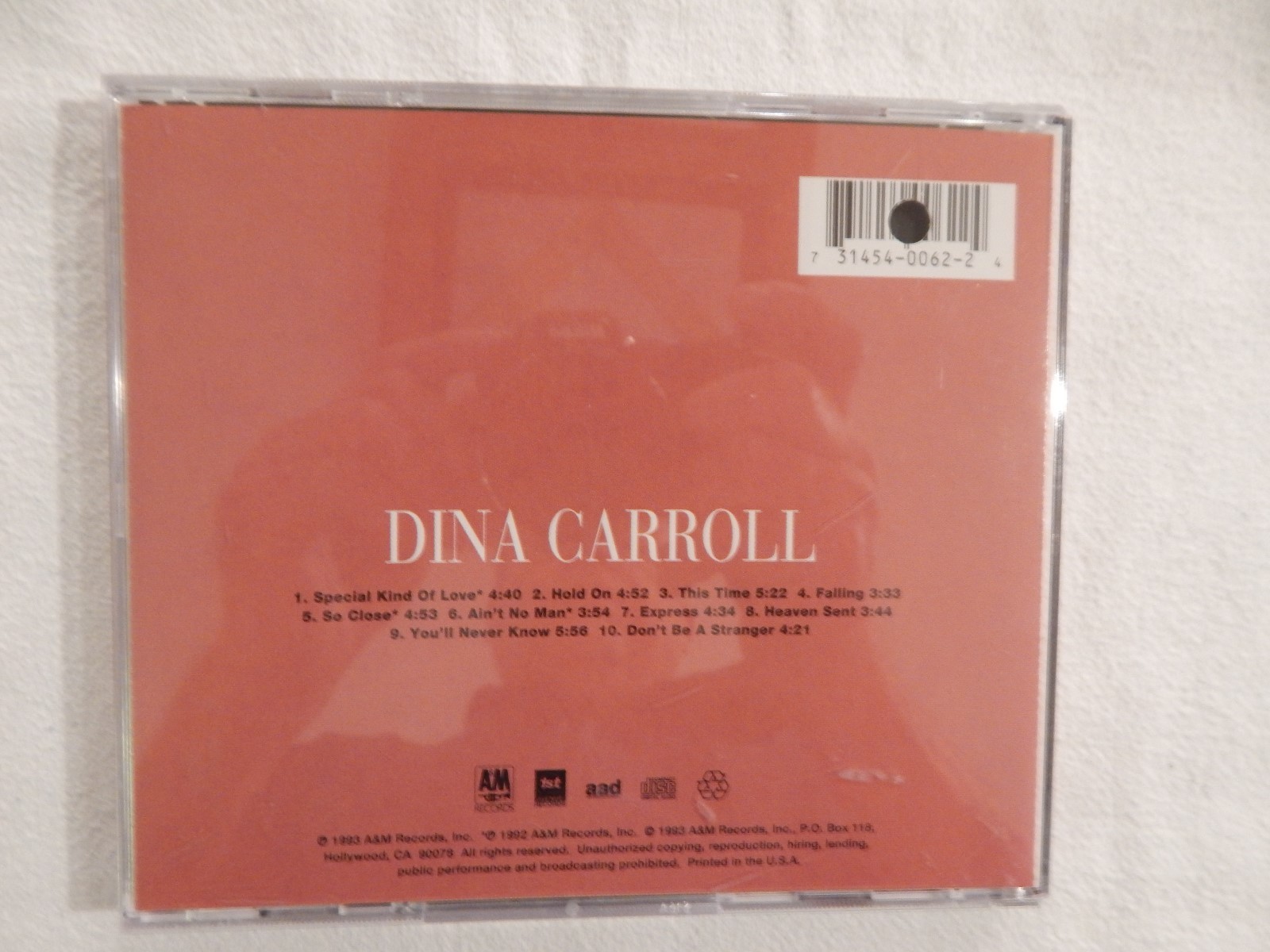 Dina Carrol "So Close" BRAND NEW PROMO CD! NEVER PLAYED! 731454006224 ...