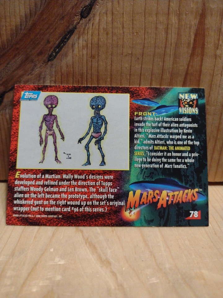 1994 Topps Mars Attacks Card #78. CS1 | eBay