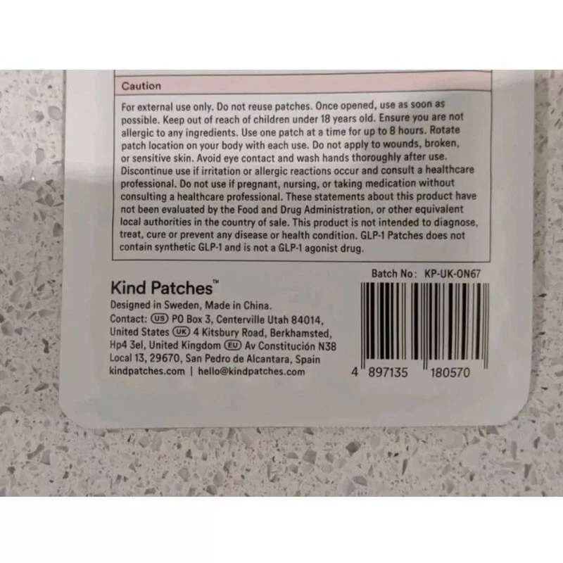 Kind Patches GLP-1 Patches - Weight Loss Slimming Weight Management ...