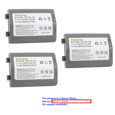 Kastar Replacement Battery Pack for Nikon D800 Battery Grip MB-D12 ...