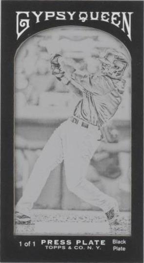 2011 Topps Gypsy Queen - Framed Mini Press Plate Black #169 Orlando ...