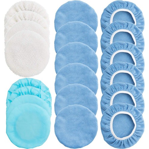 Car Buffer Polisher Pads 9-10 inch Polishing Bonnet Buffing Orbital Pad ...