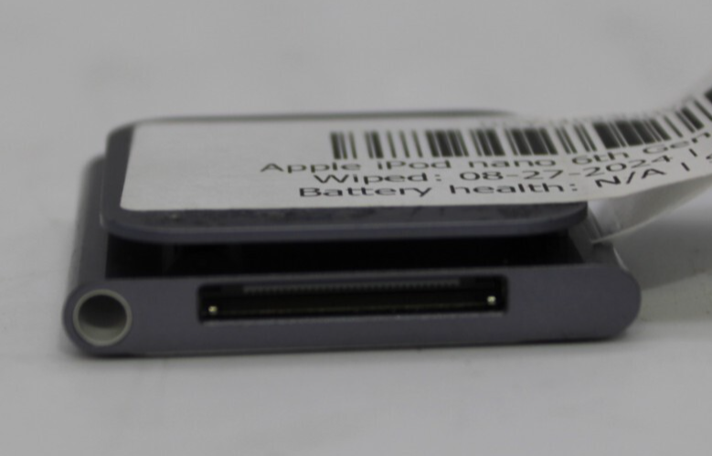 Apple iPod Nano 6th Gen 8GB A1366 Graphite *USED/WIPED* | eBay