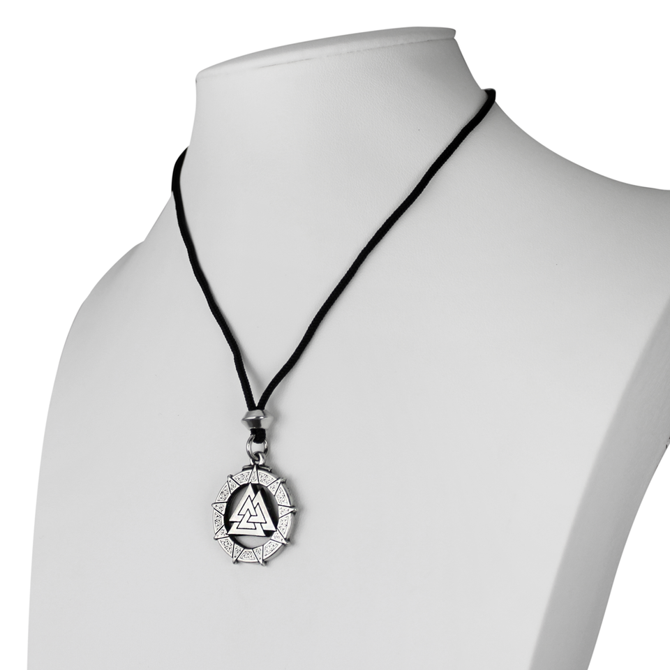 Valknut Necklace Warrior's Knot Valkyrie Viking Pendant Norse Jewelry ...