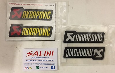 Series Stickers Sticker Akrapovic for High Temperatures (4 Pieces) | eBay