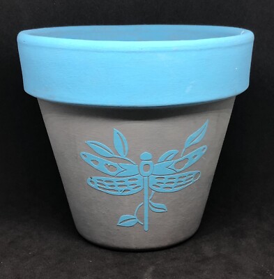 Personalized Dragonfly Succulent Planter, Flower Pot, Herb Garden ...