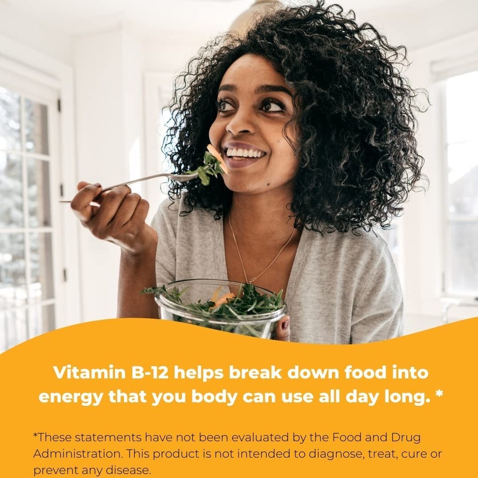 Sublingual Methylcobalamin Vitamin B12 1000mg, B6, Folic Acid & Biotin ...