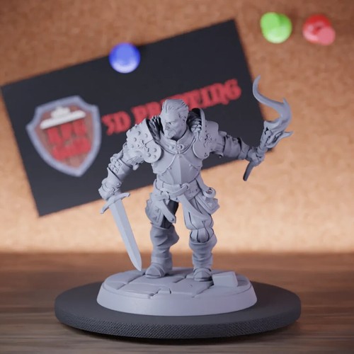 Bandit Miniature Warrior Guard Mini Dungeons and Dragons DnD 5e TTRPG ...