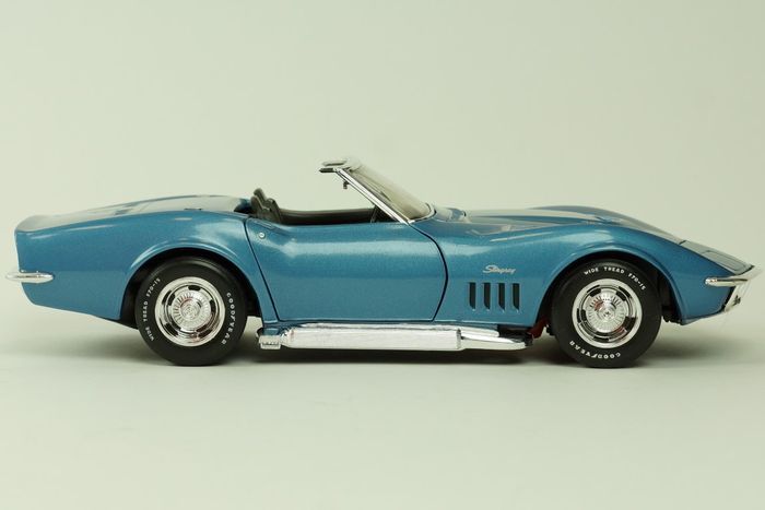Corvette Chevrolet StingRay Race Car Chevy Classic Hot Rod Metal Promo ...