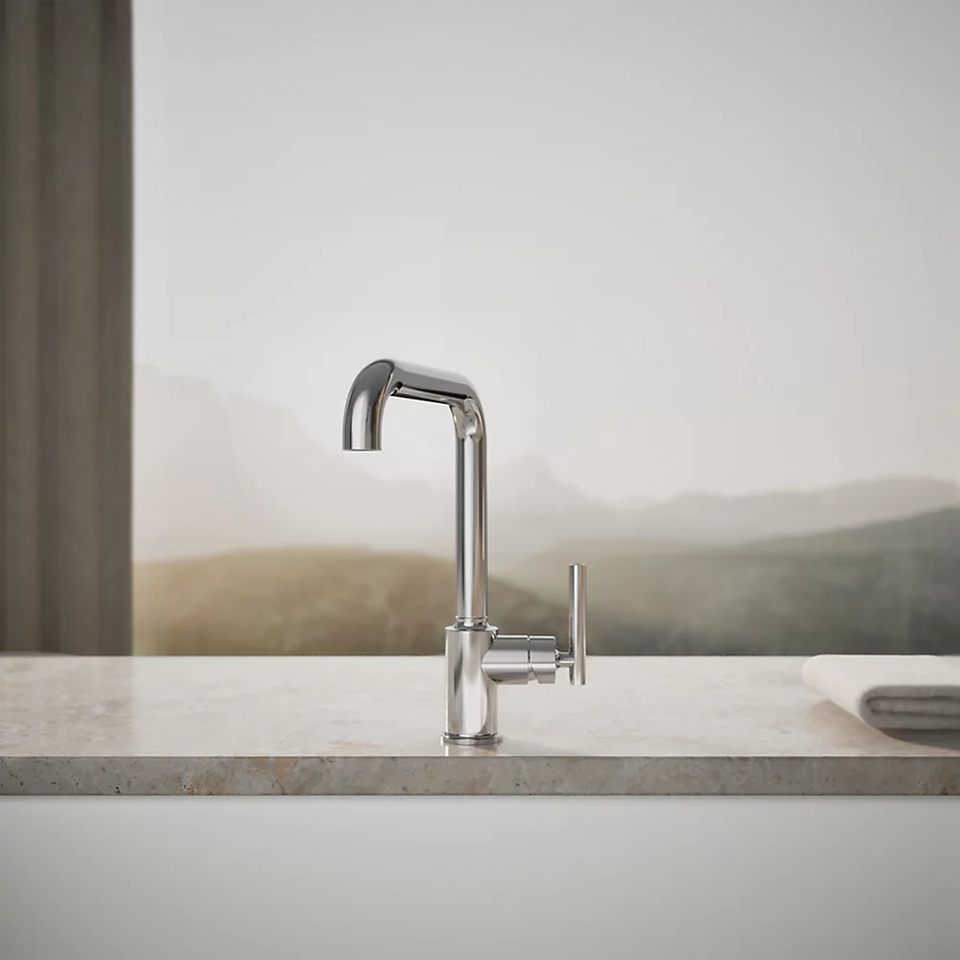 Kohler Purist K-7507-CP Kitchen Faucet – Single-Handle, Polished Chrome ...