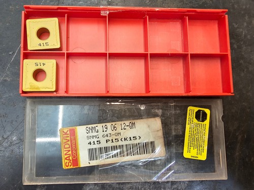 Qty 2 Sandvik SNMG 643 QM 190612-QM SNMG190612-QM 415 Grade Carbide ...