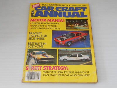 HOW TO RESTORE FACTORY MUSCLE CARS CAR CARAFT ANNUAL 1986 T-985 | eBay