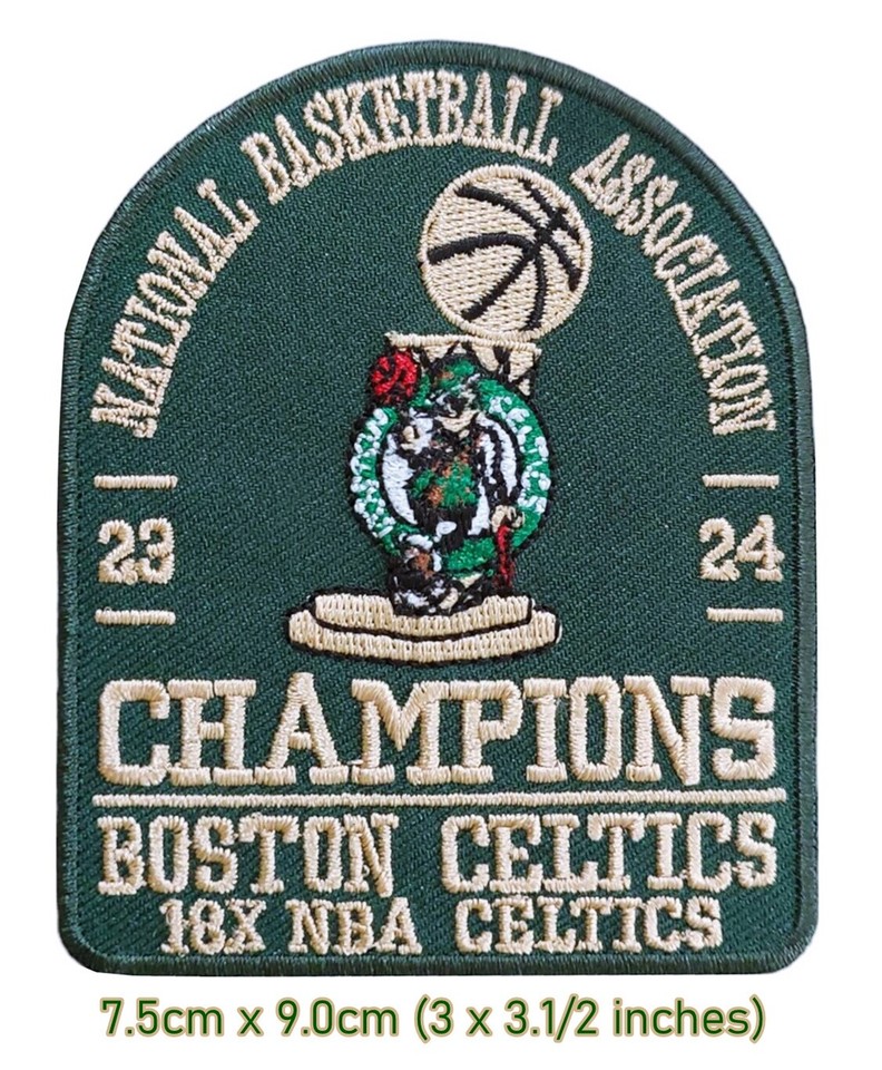 Boston🏀Celtics Basketball PATCHES Embroidery NBALogo iron&Sewing on ...