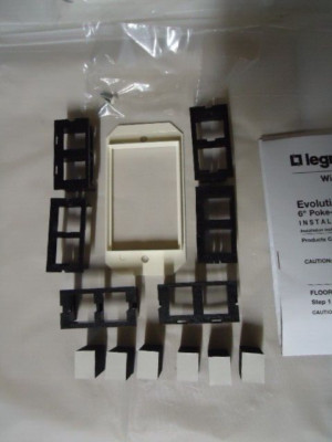 Legrand Wiremold 8ACT6A 6 Port Communication Plates Evolution Series ...