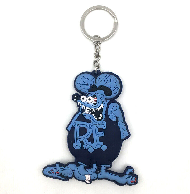 1pcs Random Soft Rubber Big Daddy Ed Roth Rat Fink Double Sided Key ...