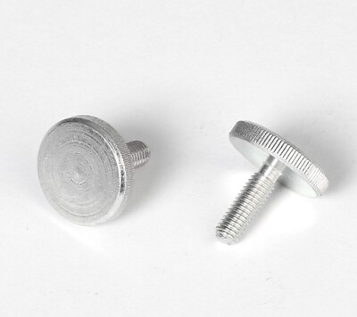 Rändelschraube flach DIN 653 5.8 Stahl M3 wahlweise blank / verzinkt ...