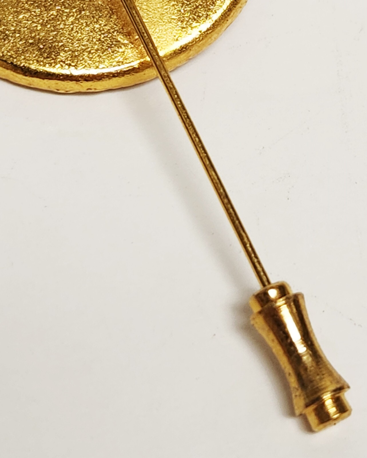 Vintage Brushed Gold Tone Celestial Sun Goddess / Sun King Stick Pin 2 ...