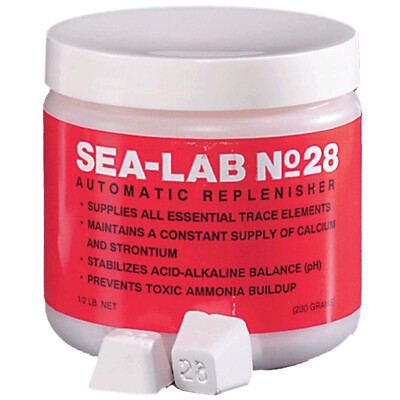 Sea-Lab No. 28 Automatic Replenisher 0.5 lb. Jar for Marine Aquariums ...
