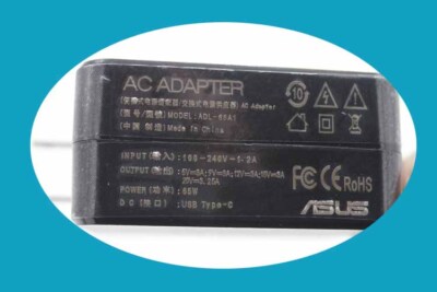 Original ASUS 65w type-C adapter fit ASUS ROG Ally RC71L-ALLY.Z1X_512 ...
