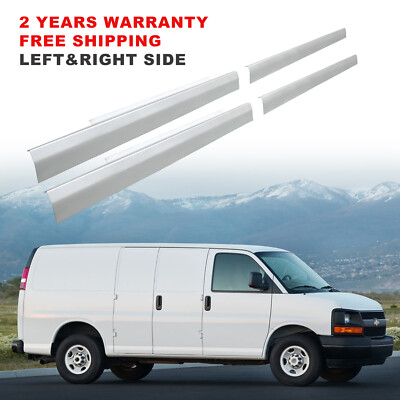 Slip-On Rocker Panel For 1996-2018 Chevy Express GMC Savana Van Both ...