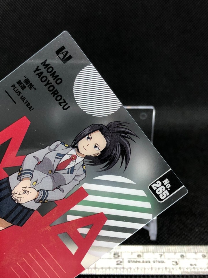 Momo Yaoyorozu My Hero Academia Anime Manga Collectable Clear Card ...