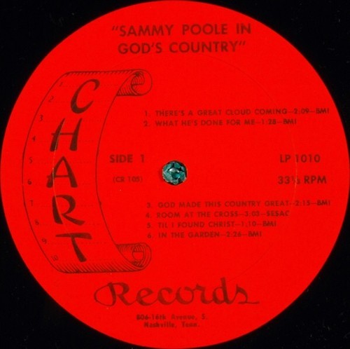 Sammy Poole "In God's Country": LP, Chart LP-1010 - NO COVER | eBay
