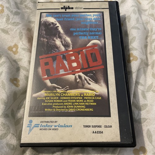 Rabid. VHS Pre Cert Horror. Marilyn Chambers.Alpha Video. | eBay UK