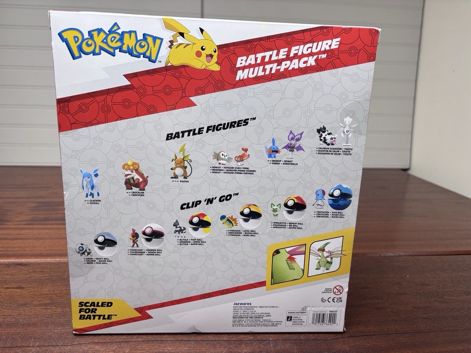 Pokemon Battle Ready Battle Figure Multi-Pack 10 Figures Flygon ...