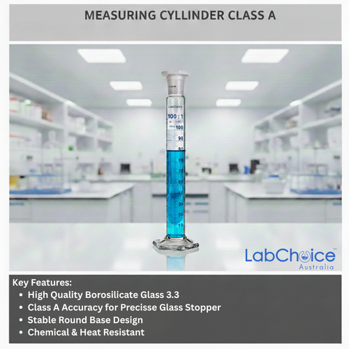 Measuring Cylinder Class A Interchangeable Stopper Premium Graduated ...