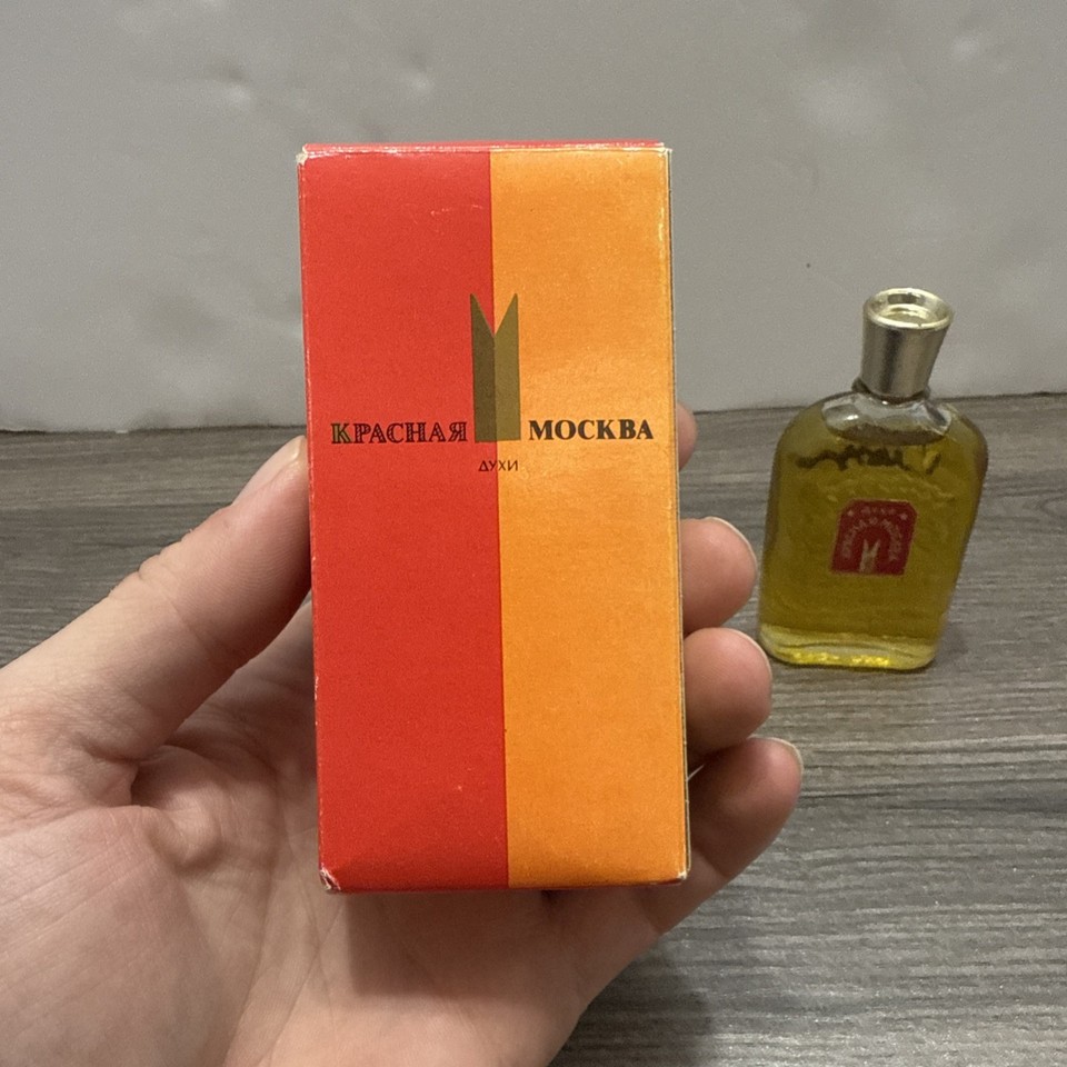 Vintage Soviet USSR Fragrance Perfume RED MOSCOW original with box | eBay