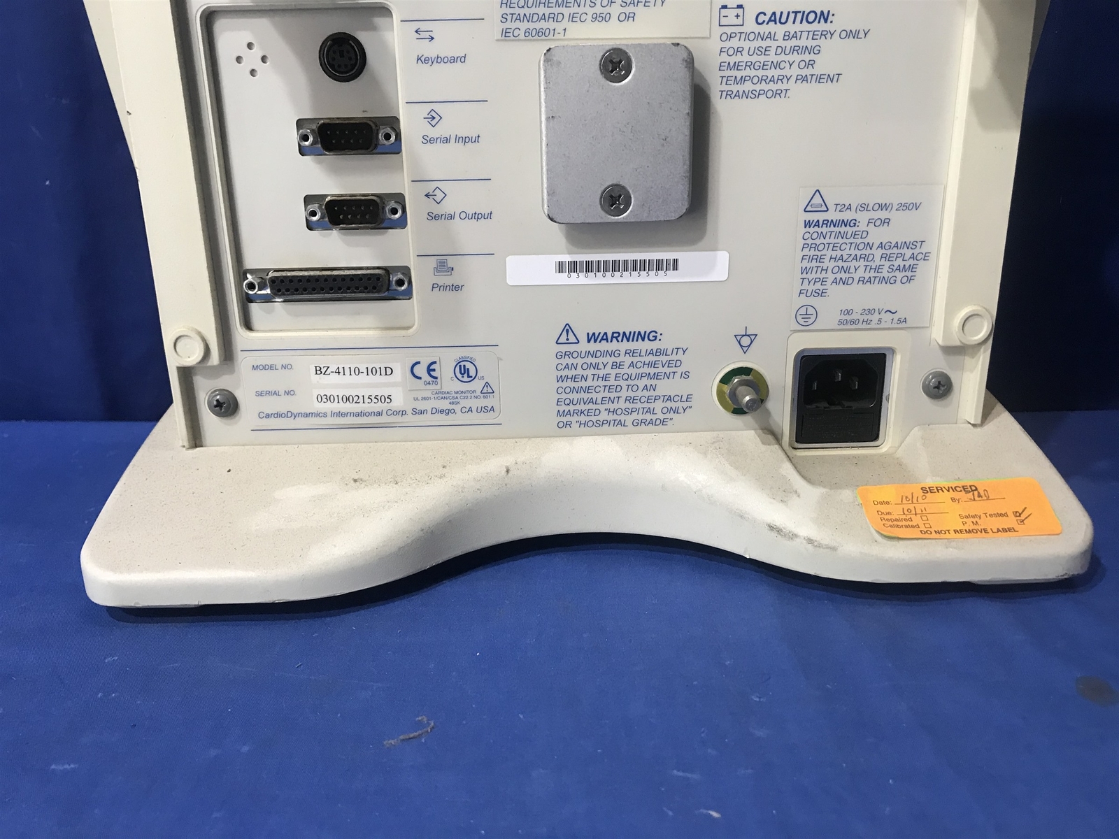 Cardio Dynamics BZ-4110-101D Bioz Patient Monitor FOR PARTS Free ...